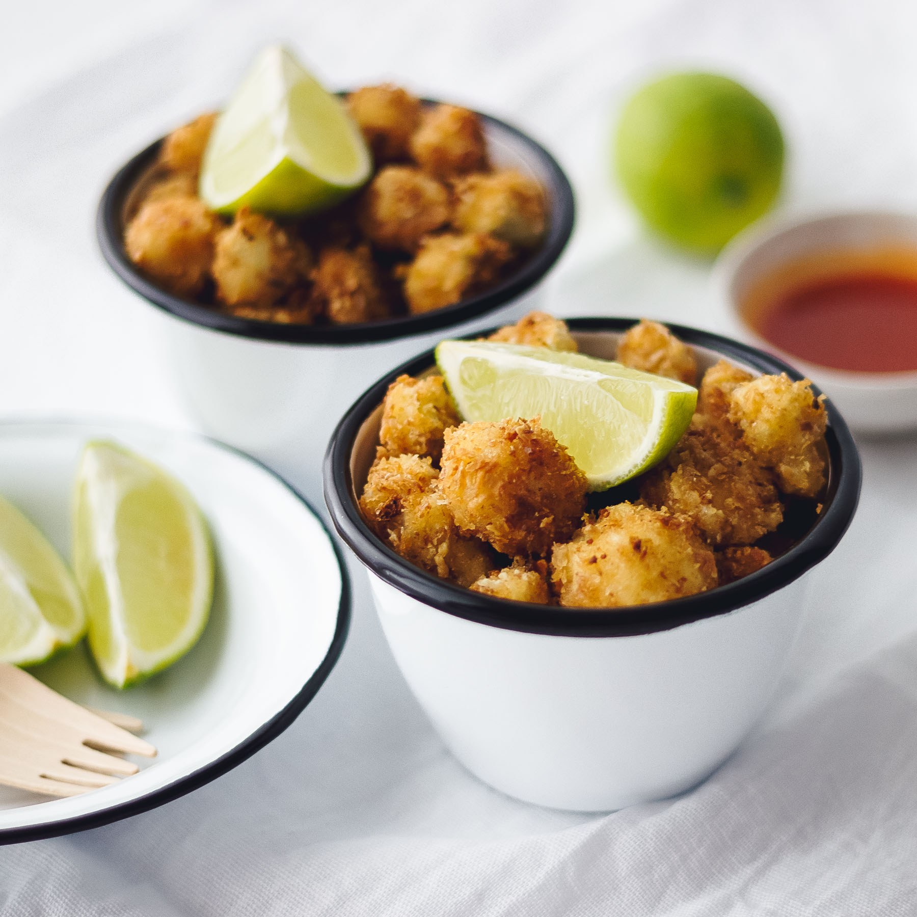 Chili Lime Cauliflower Popcorn | Free Vegetarian Meal Plans | Veahero