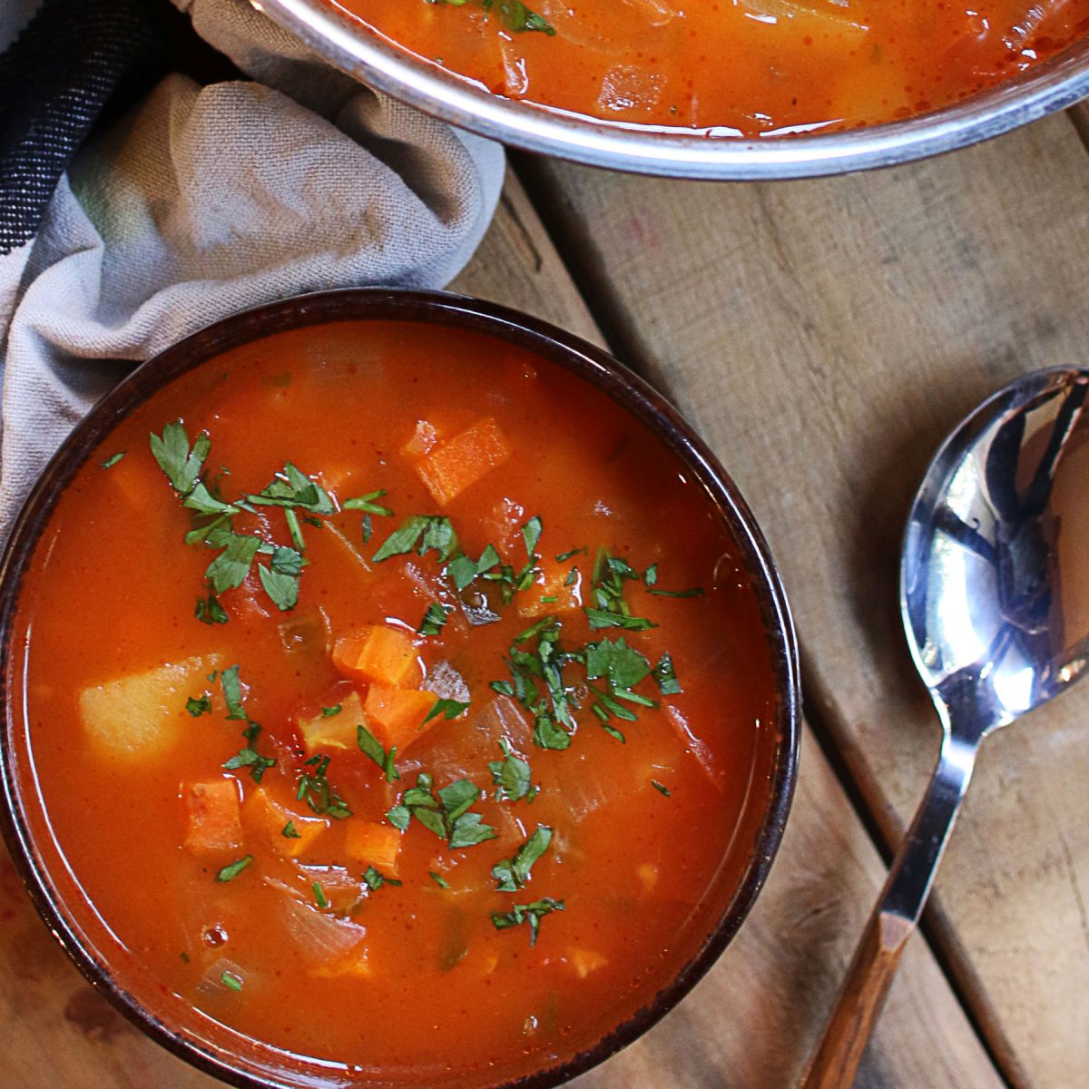 Hearty Mixed Vegetable Soup Free 7 Day Vegan Meal Plan Veahero