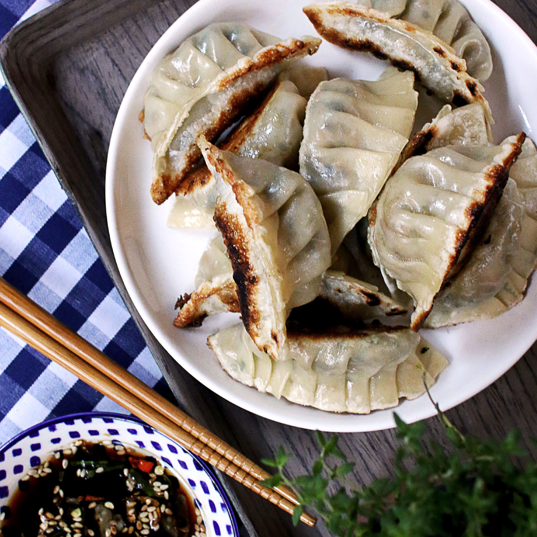 Vegan Japanese Gyoza Dumplings | Free 7 Day Meal Plan | Veahero