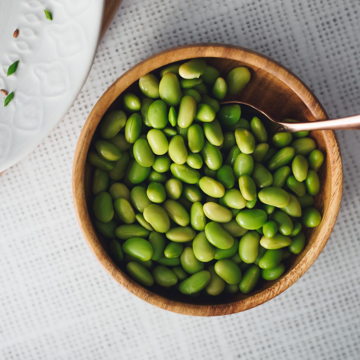 Edamame Pea Soup | Free Vegan Meal Planning | Veahero